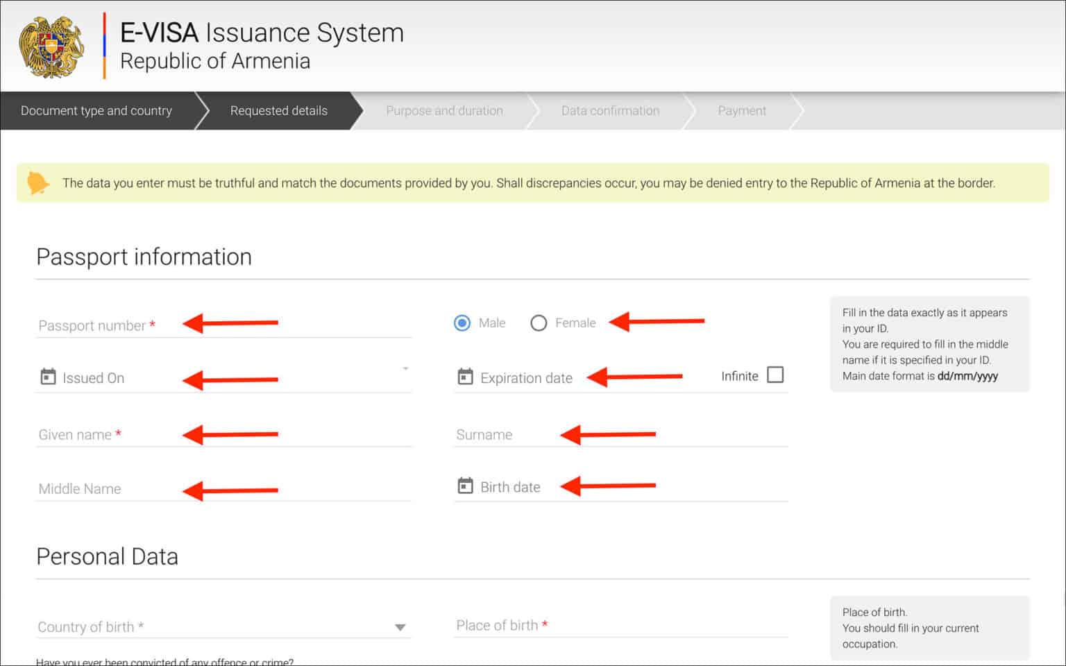 How to Apply for Armenia e-Visa: A Step-by-Step Guide (with Screenshots ...