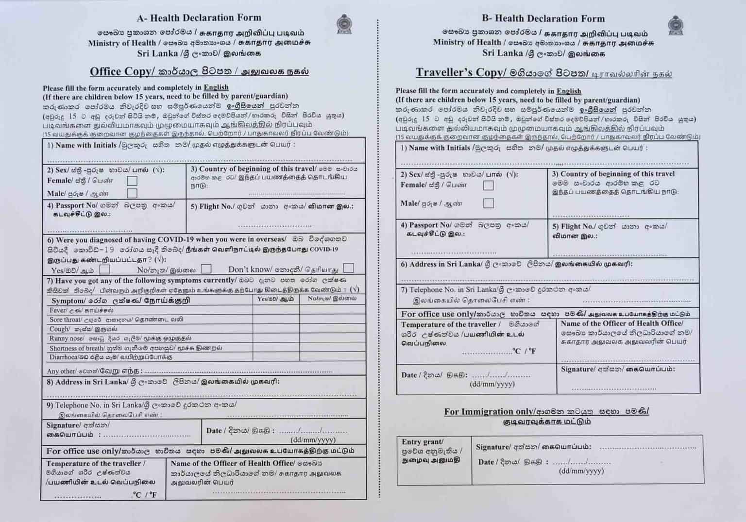Sri Lanka visa: Requirements, application procedure and airport ...
