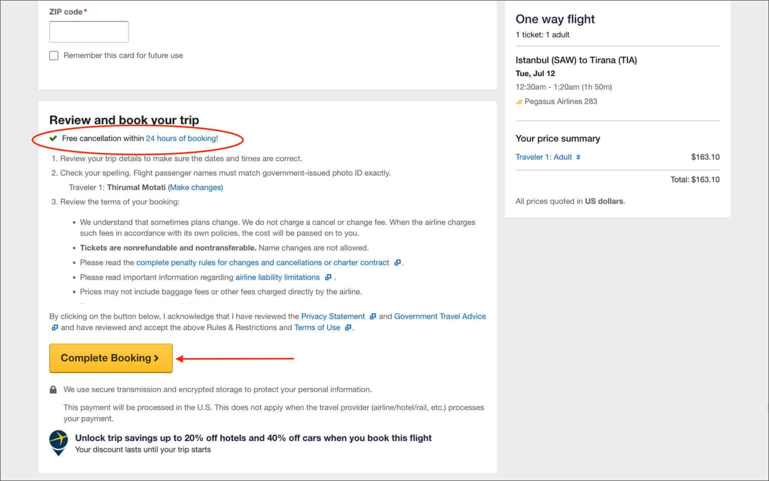 How to book flight tickets with 24 hour FREE cancellation on Expedia - A step-by-step guide ...