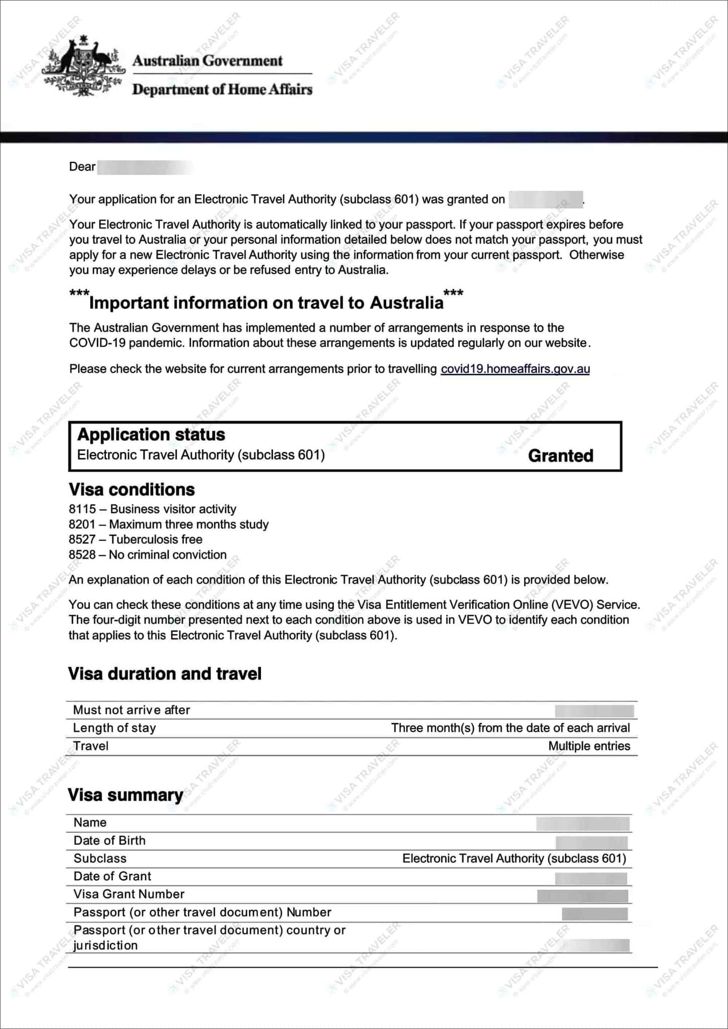 Australia ETA (Electronic Travel Authority): Eligibility and ...