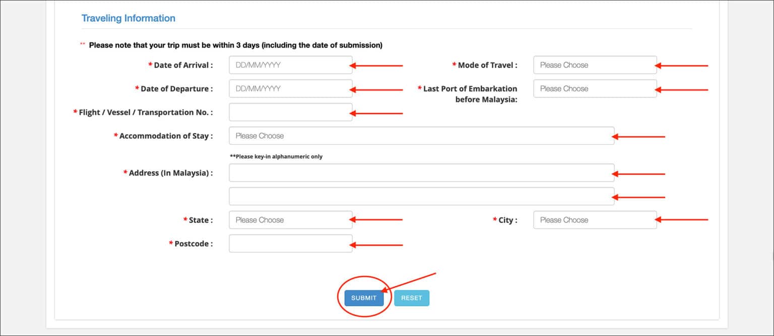 How to Complete Malaysia Digital Arrival Card (MDAC): A Step-by-Step Guide