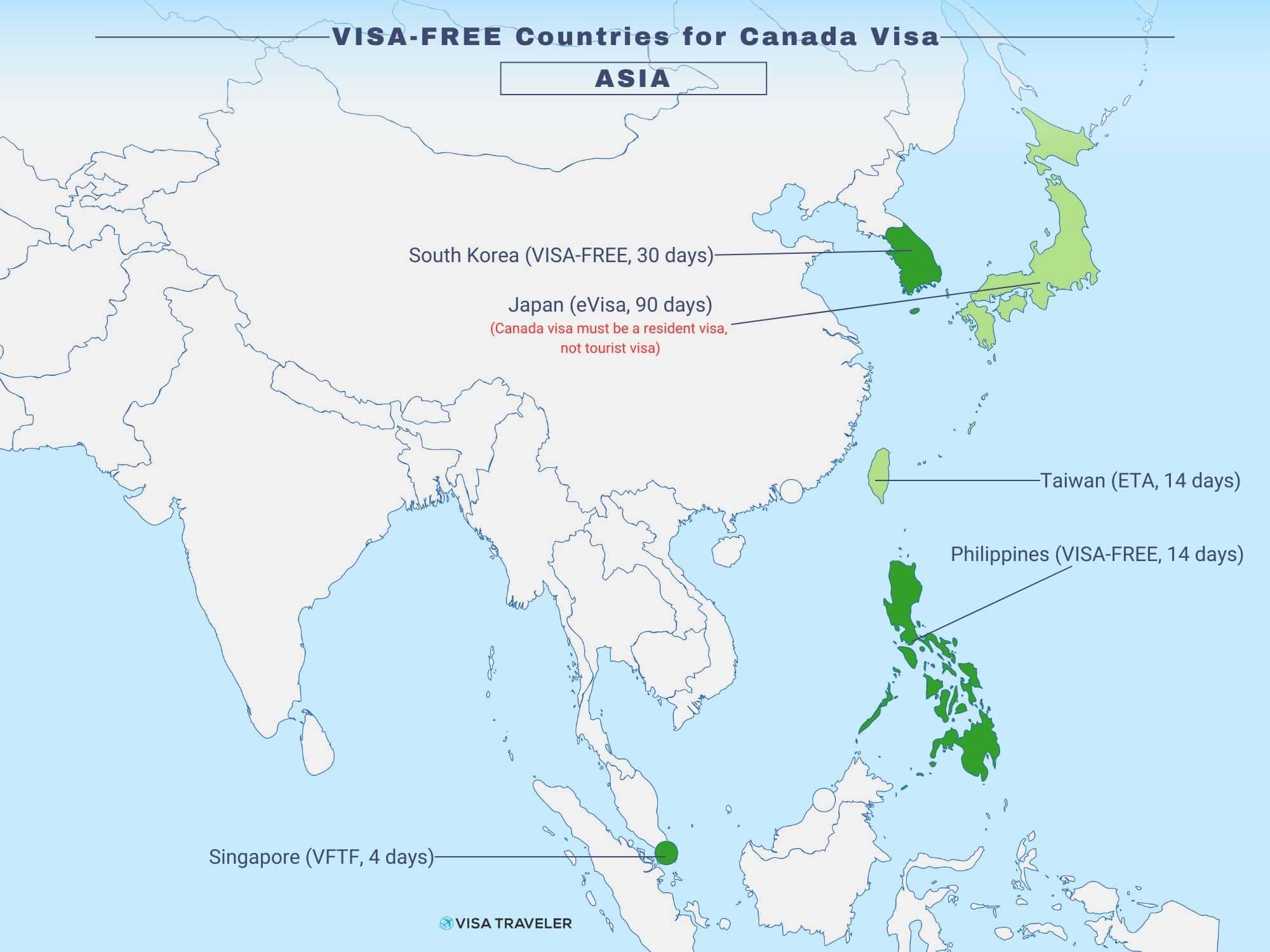 41 VISA-FREE Countries for Canada Visa Holders (2025)