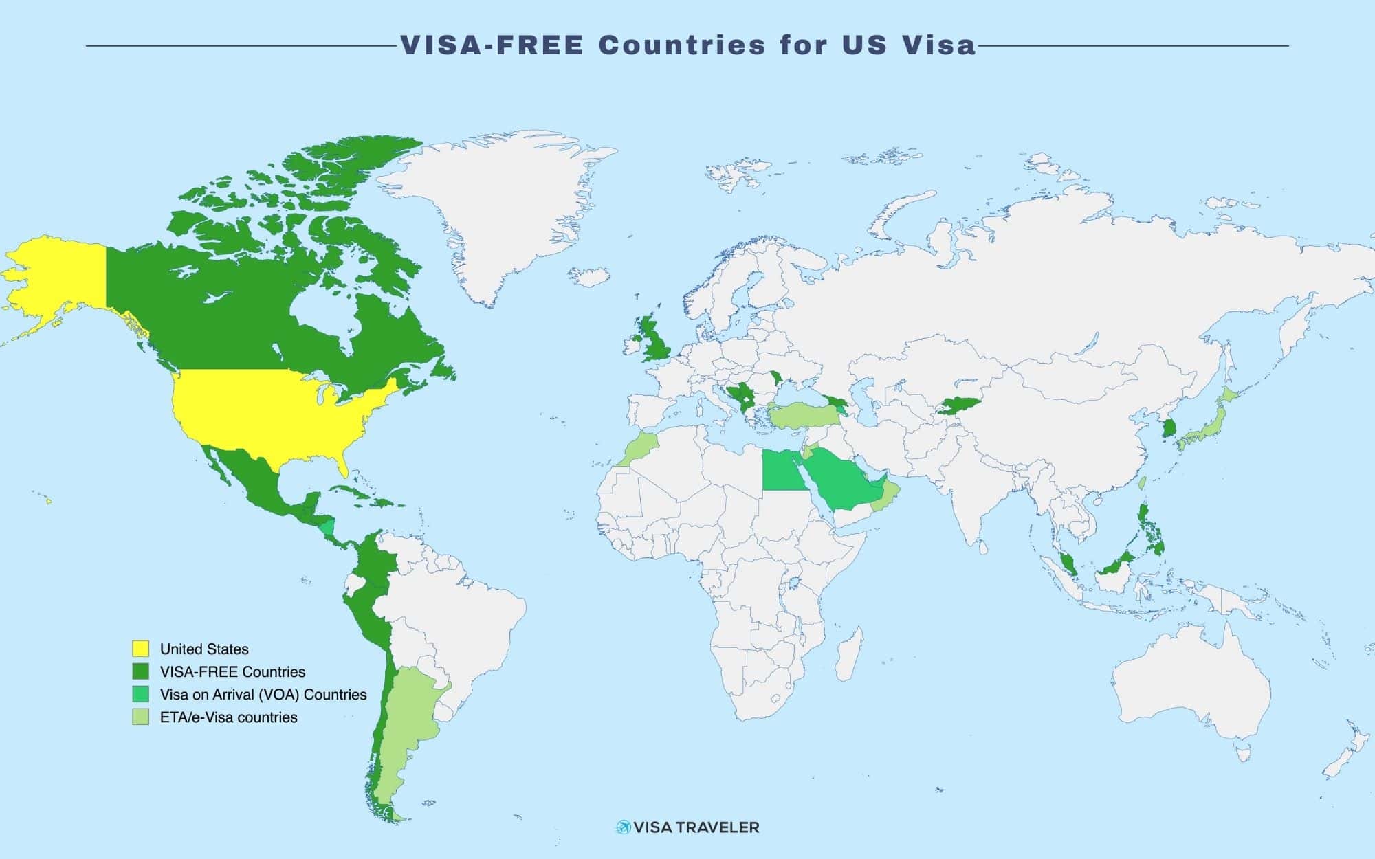 56 VISA-FREE Countries for US Visa Holders (2025)