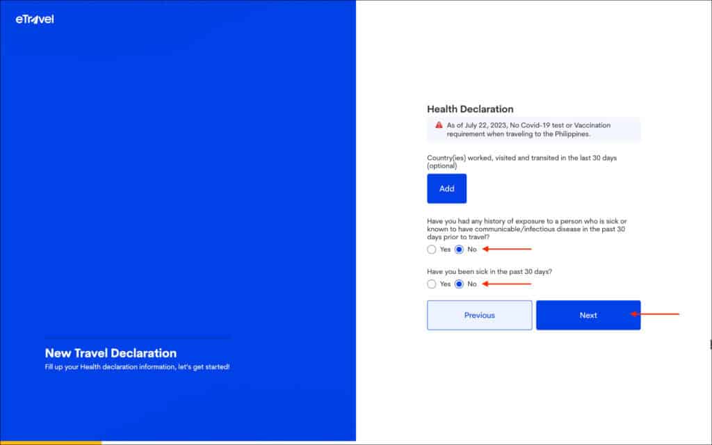 How to fill out Philippines eTravel: A step-by-step guide